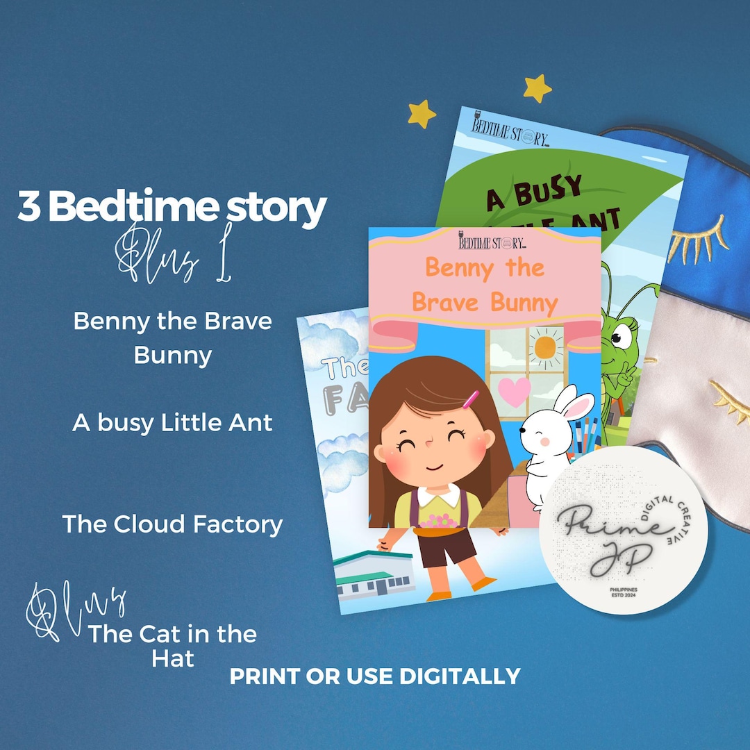 3 Bedtime Stories Plus One: the Ultimate Digital & Printable Adventure ...