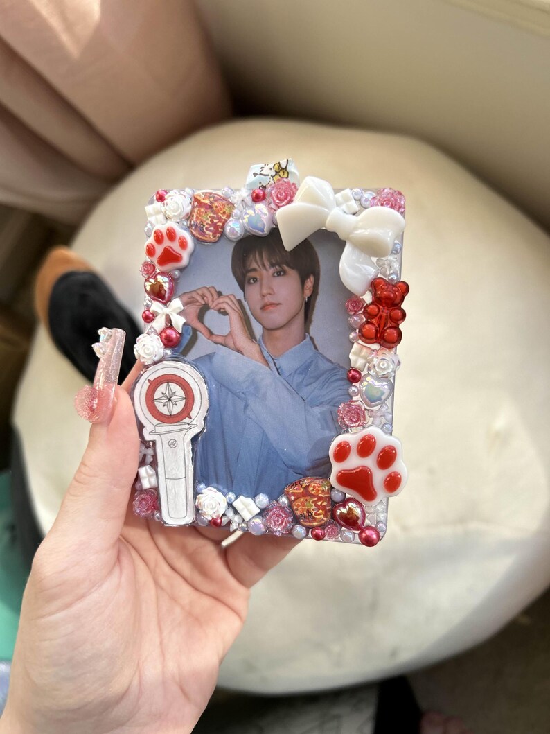 Decoden Custom Stray Kids Photocard Toploader (3-4 Inch) - Etsy