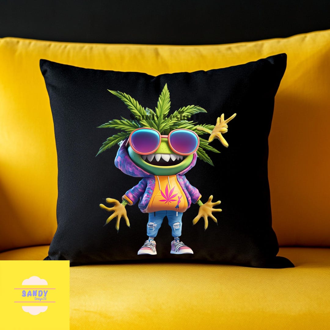 Mascot a Marijuana Designs, Animated Character, PNG Sublimation Design ...