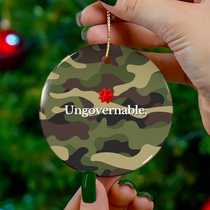 Camo Ornament - Etsy