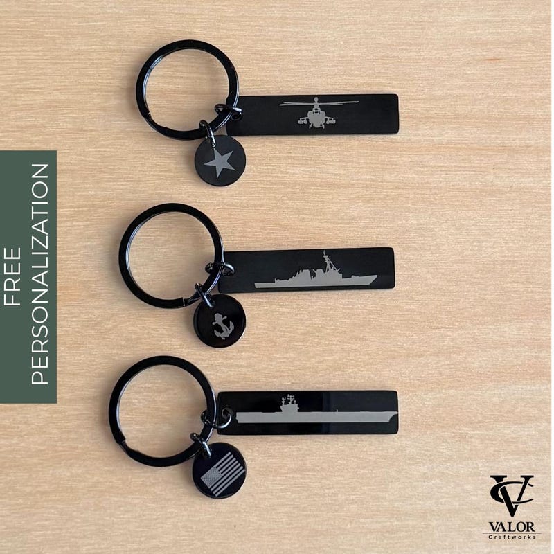 Military Keychain - Etsy