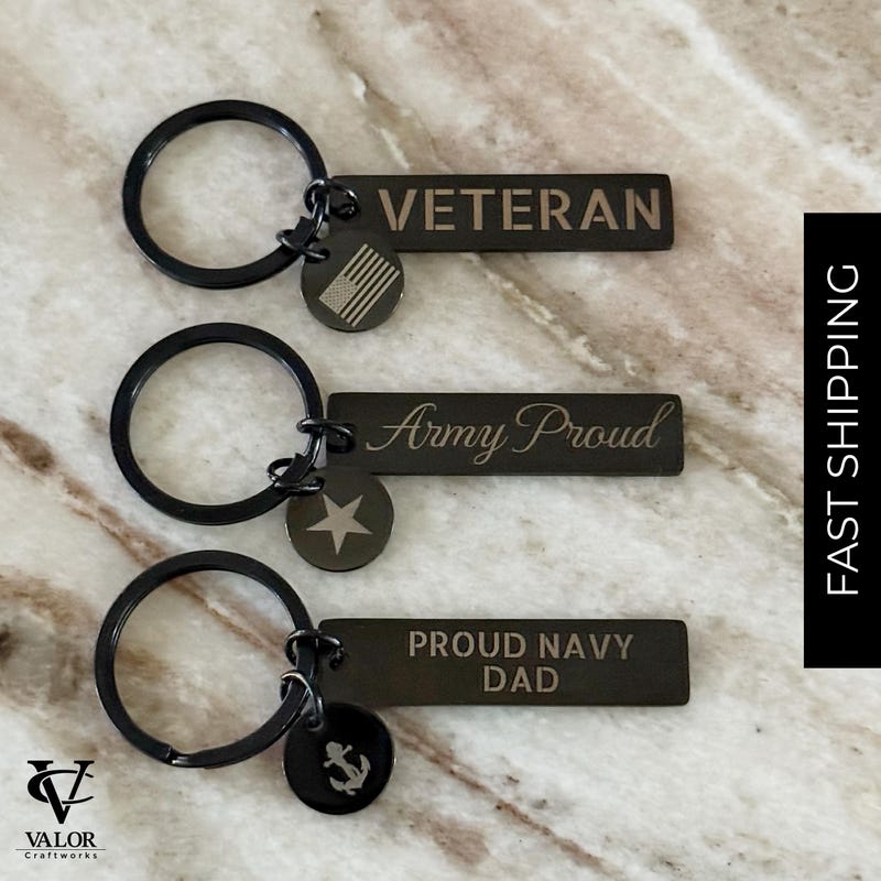 Army Keychain - Etsy