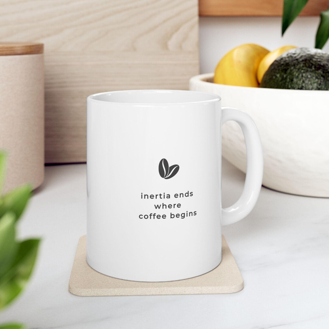 Funny Physics Ceramic Coffee Mug, Science Teacher Gift - Etsy