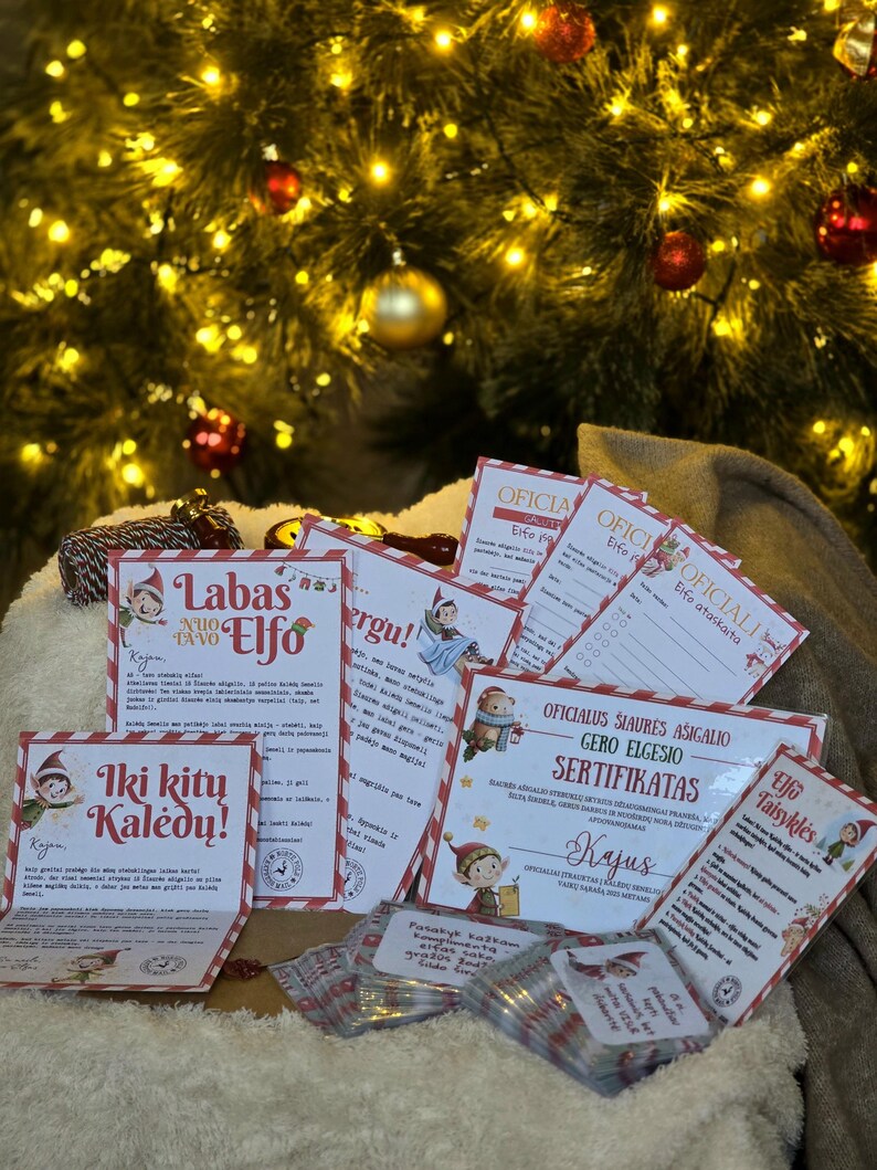 Elf Printable Bundle – Elf Letters, Mischief & Good Deed Cards ...