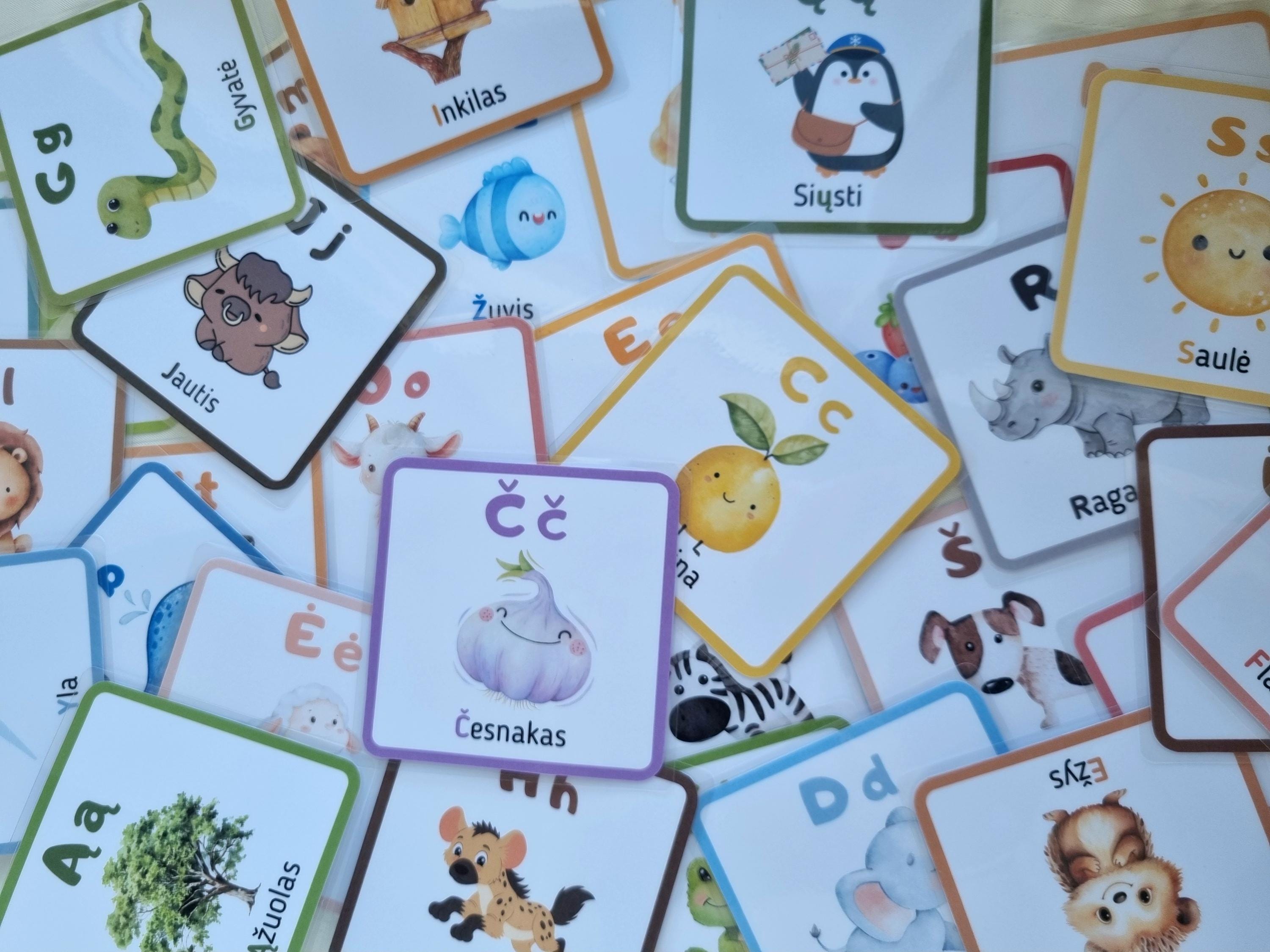 English Alphabet Flashcards PDF | Printable ABC Cards A5 Size ...