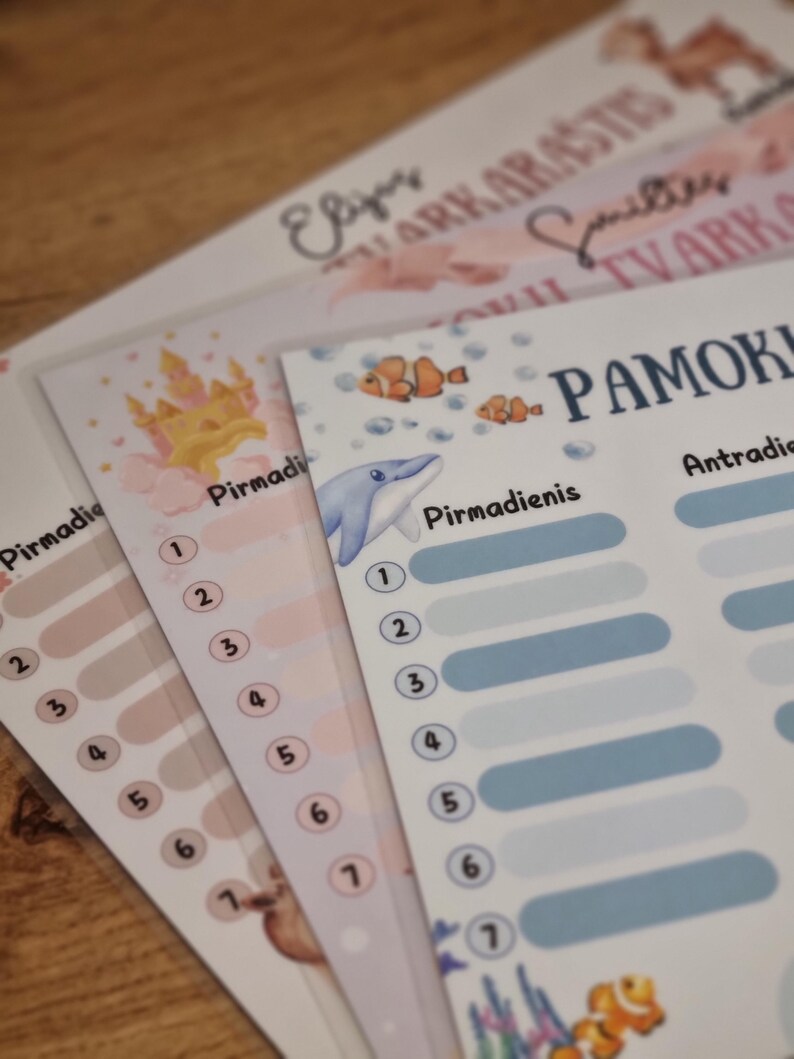 Printable Forest School Timetable – Woodland Animals Class Schedule for ...