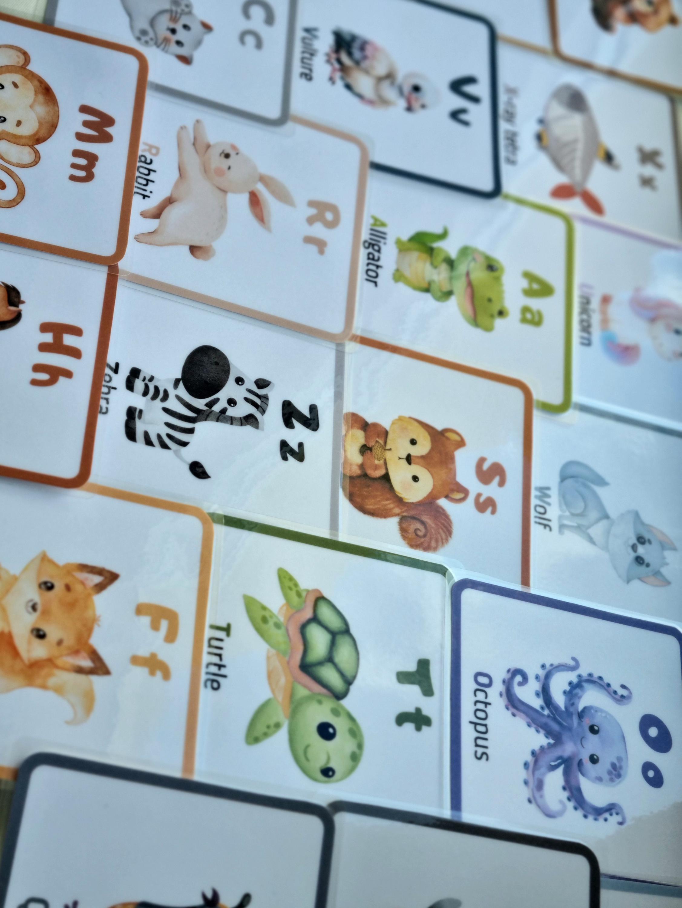 English Alphabet Flashcards PDF | Printable ABC Cards A5 Size ...