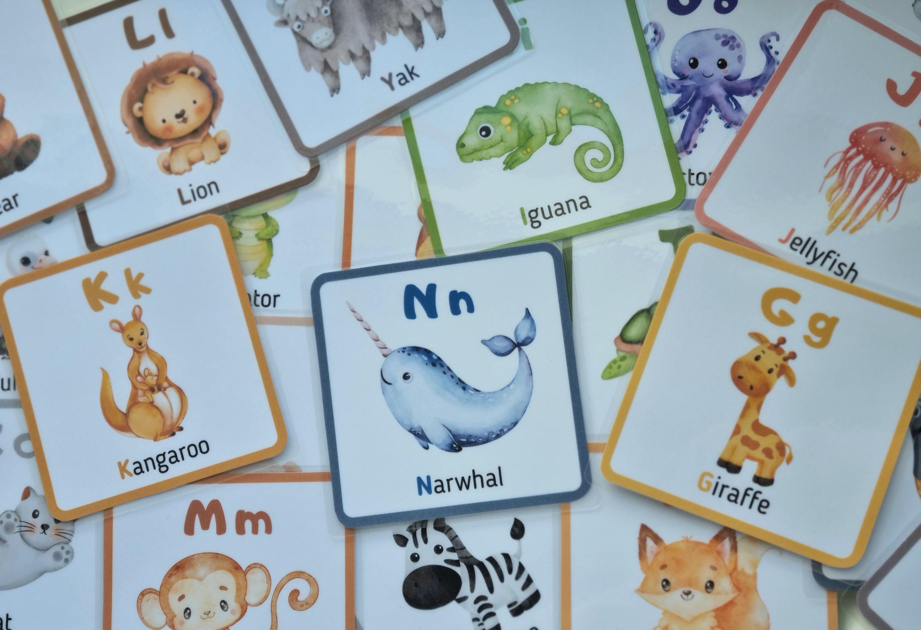 English Alphabet Flashcards PDF | Printable ABC Cards A5 Size ...
