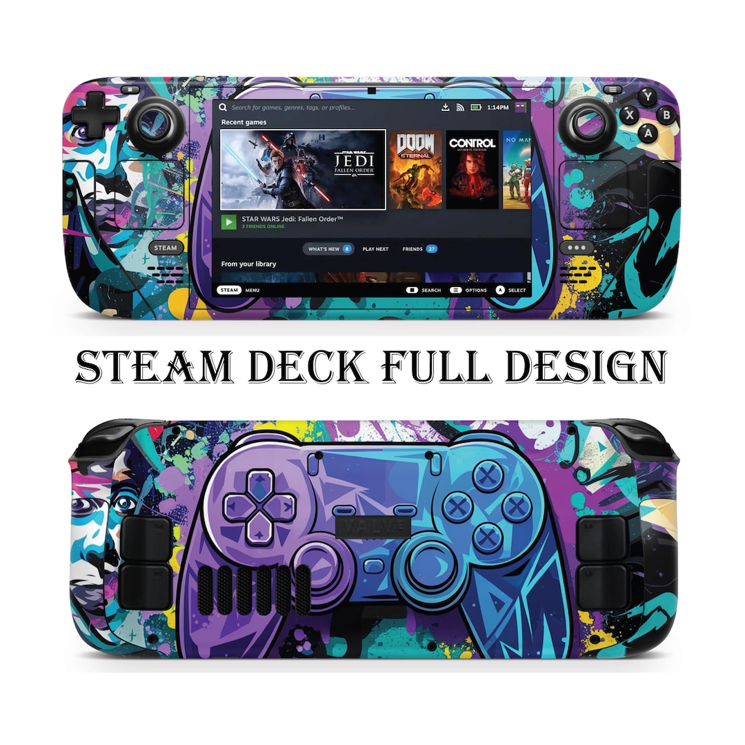 Custom Steam Deck & OLED Skin | Premium Vinyl Wrap | Protective Console ...
