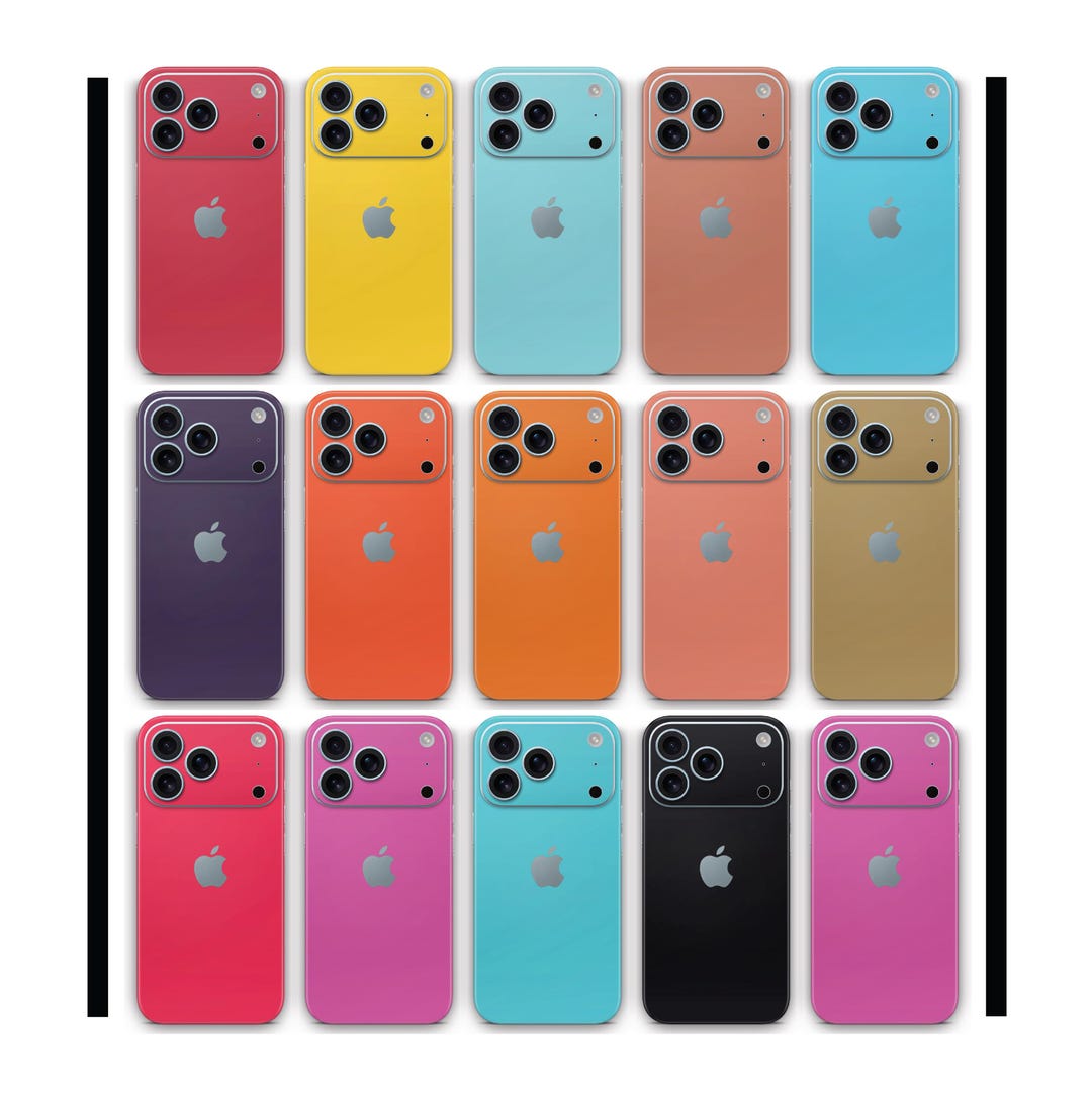 Premium iPhone Skin Wrap - Matte Finish, Bubble-free and Customizable ...