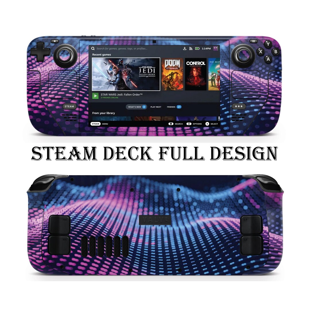 Custom Steam Deck Skins Premium Vinyl Wraps Scratch-proof Protective ...