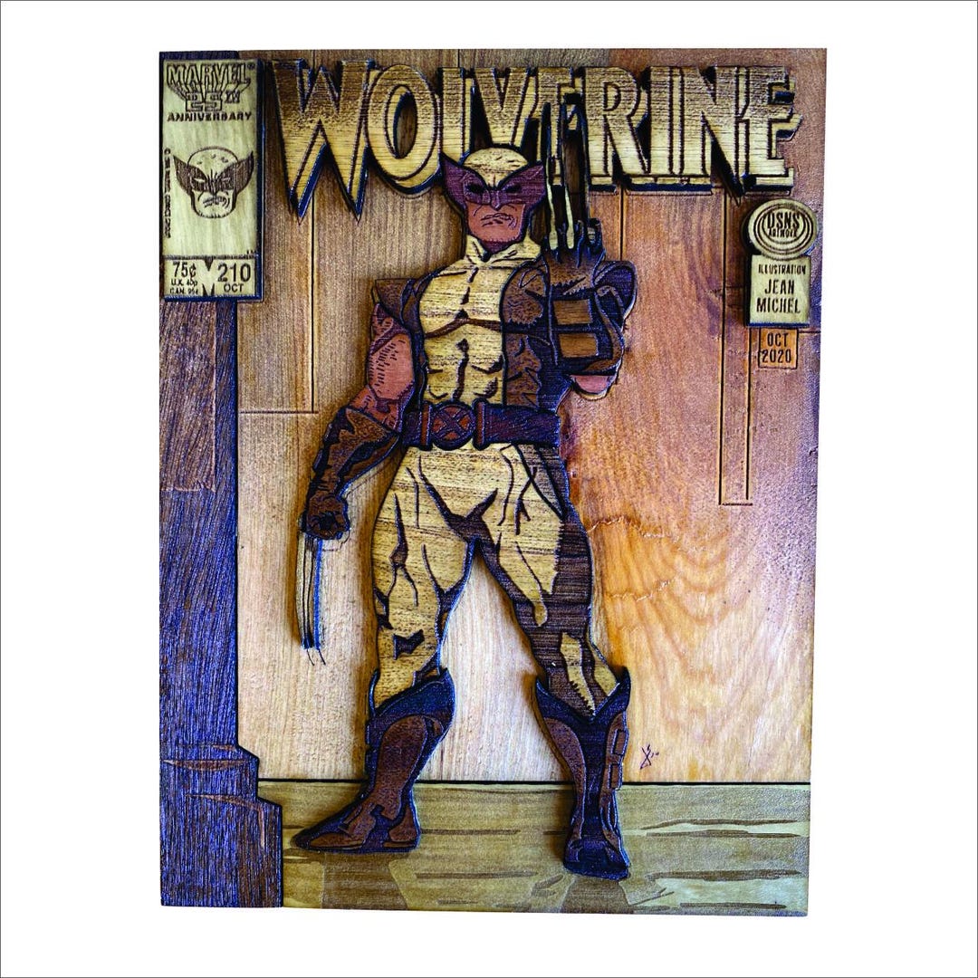 WOLVERINE Frame SVG, Custom Comic Covers, Comic Frame, Christmas Gifts ...