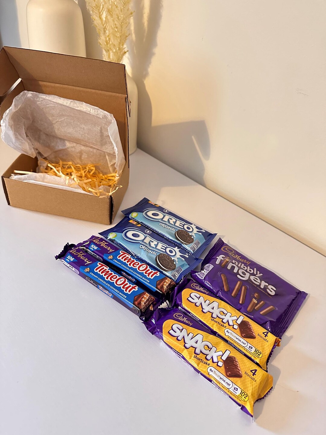 Chocolate Bar Gift Box Chocolate Hamper Treat Box Birthday Present Care ...