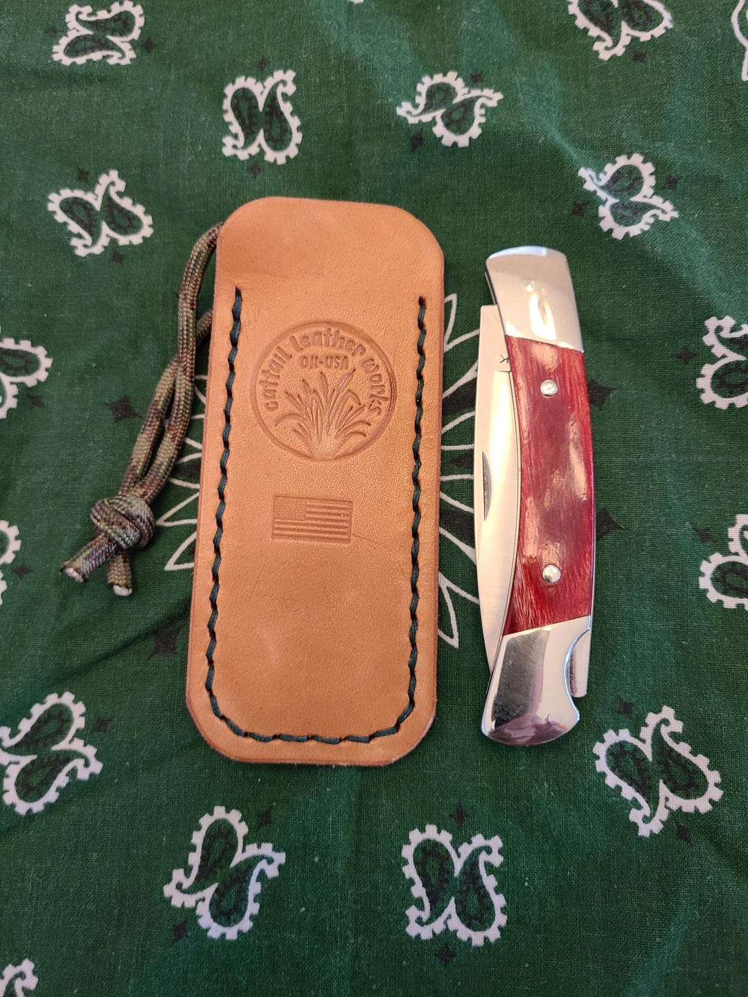 Leather Pocket Slip for Buck 501 Squire. - Etsy