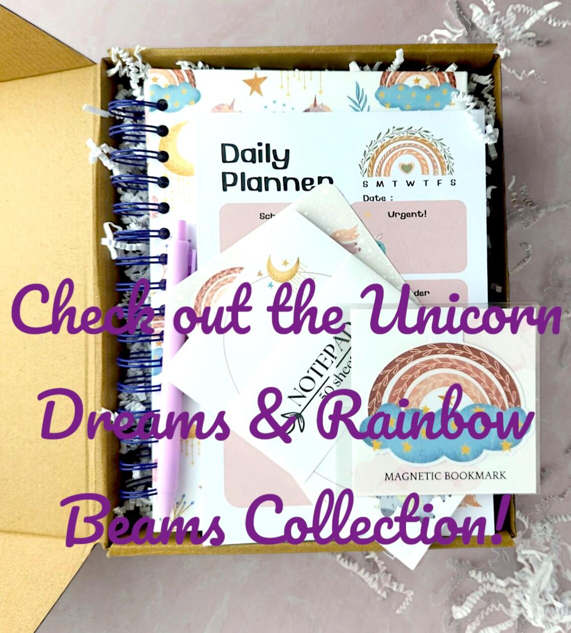 Handmade Unicorn Prompt Notebook A5 Size Gift for Kids and Preteens - Etsy