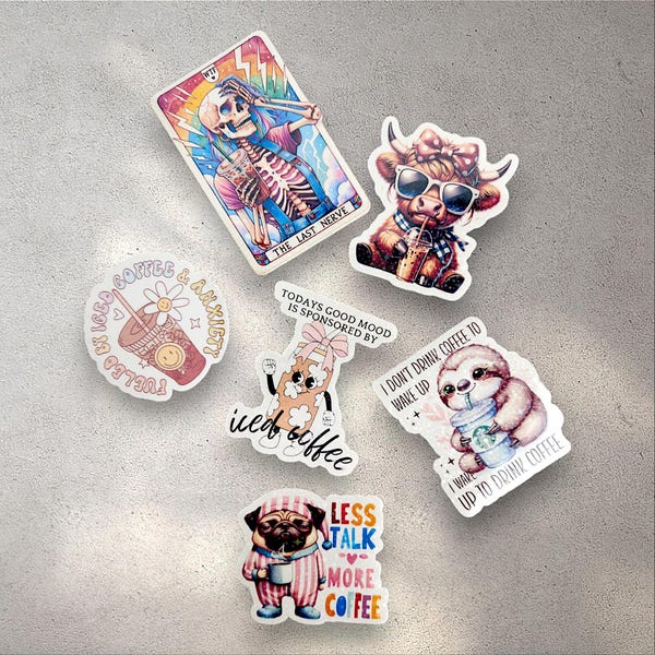 Halloween Sticker Bundle Set of 5 Spooky & Fun Stickers Perfect for ...
