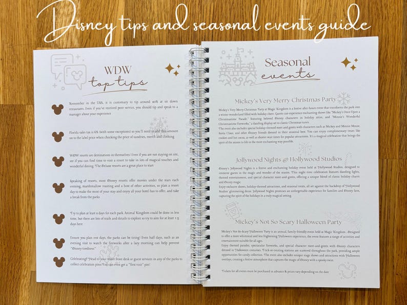 Disney World 2026 2027 Travel Guide & Planner - A5 WDW Trip Budget ...