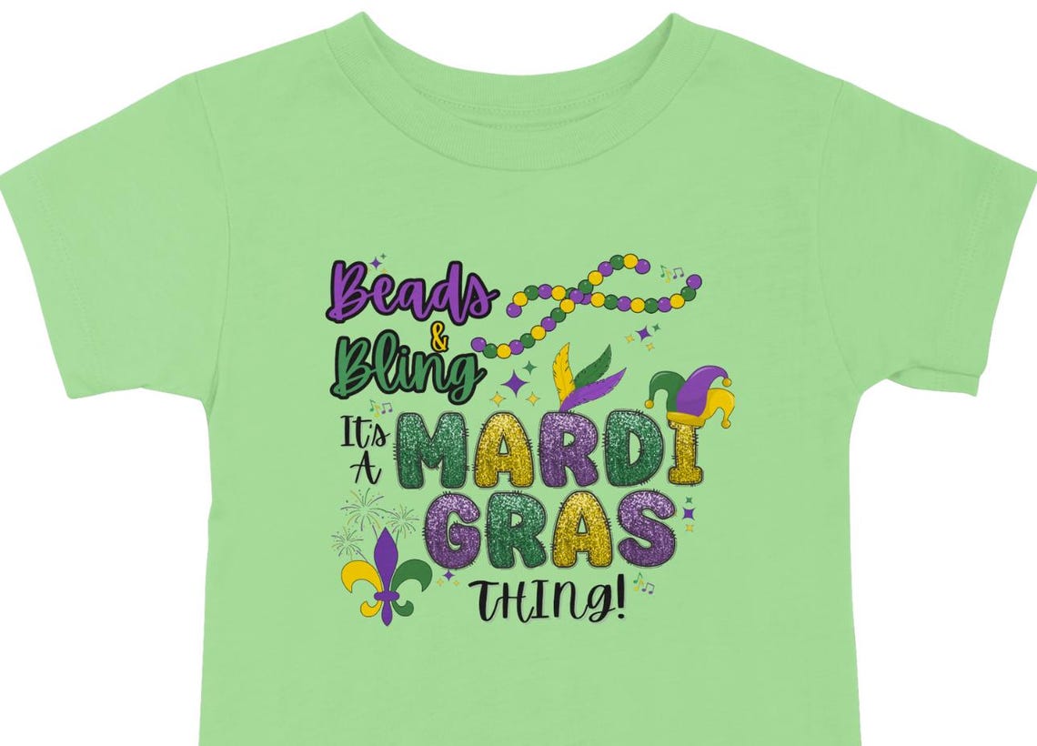 Beads and Bling Mardi Gras PNG - Etsy
