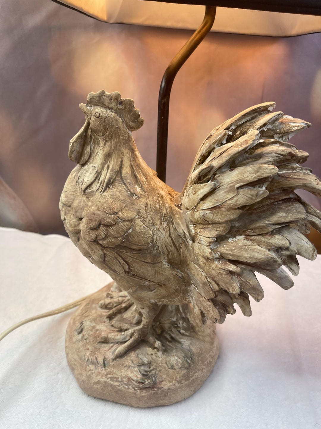 VINTAGE ROOSTER LAMP - Etsy