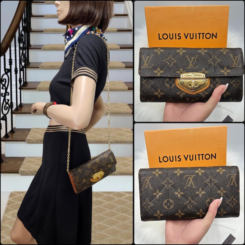 Louis Vuitton Monogram Quilted Sarah Wallet - Etsy Australia