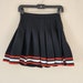 Cheerleader Uniform, Orange Black White, Two Piece Skirt and Sleeveless ...