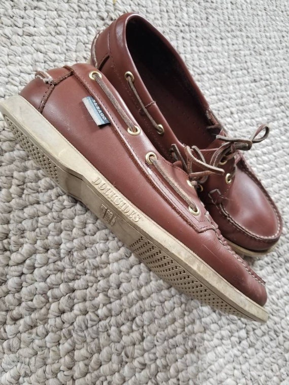 10 Docksiders, vintage, ladies 10, Sebago, 80s docksi… - Gem
