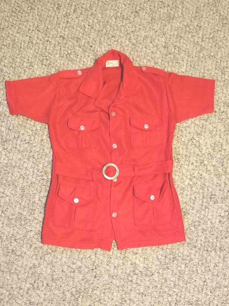 Vintage Boys Top, Wise Boy, Red, 10, 50s - Etsy