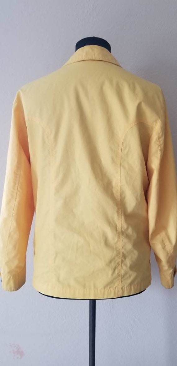Mighty Mac, 60s 70s, vintage coat, yellow, snaps, 46 … - Gem