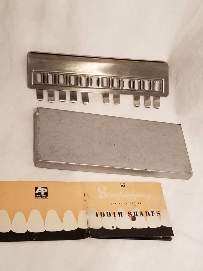 Vintage Dentist Tooth Shades Sample Austenal Teeth - Etsy