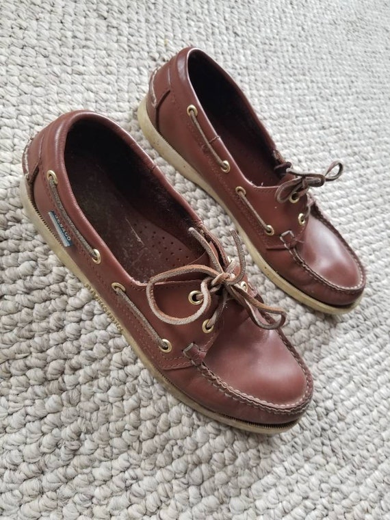 10 Docksiders, vintage, ladies 10, Sebago, 80s docksi… - Gem