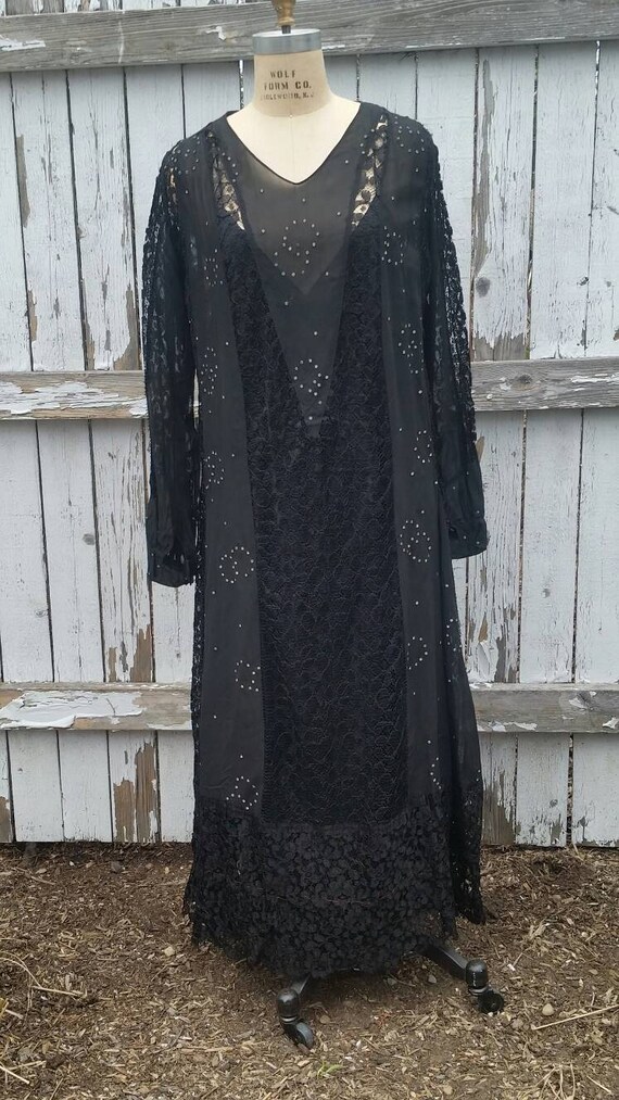 Wonderful 20s Dress High Society 1920s Vintage Antique Gown | Etsy