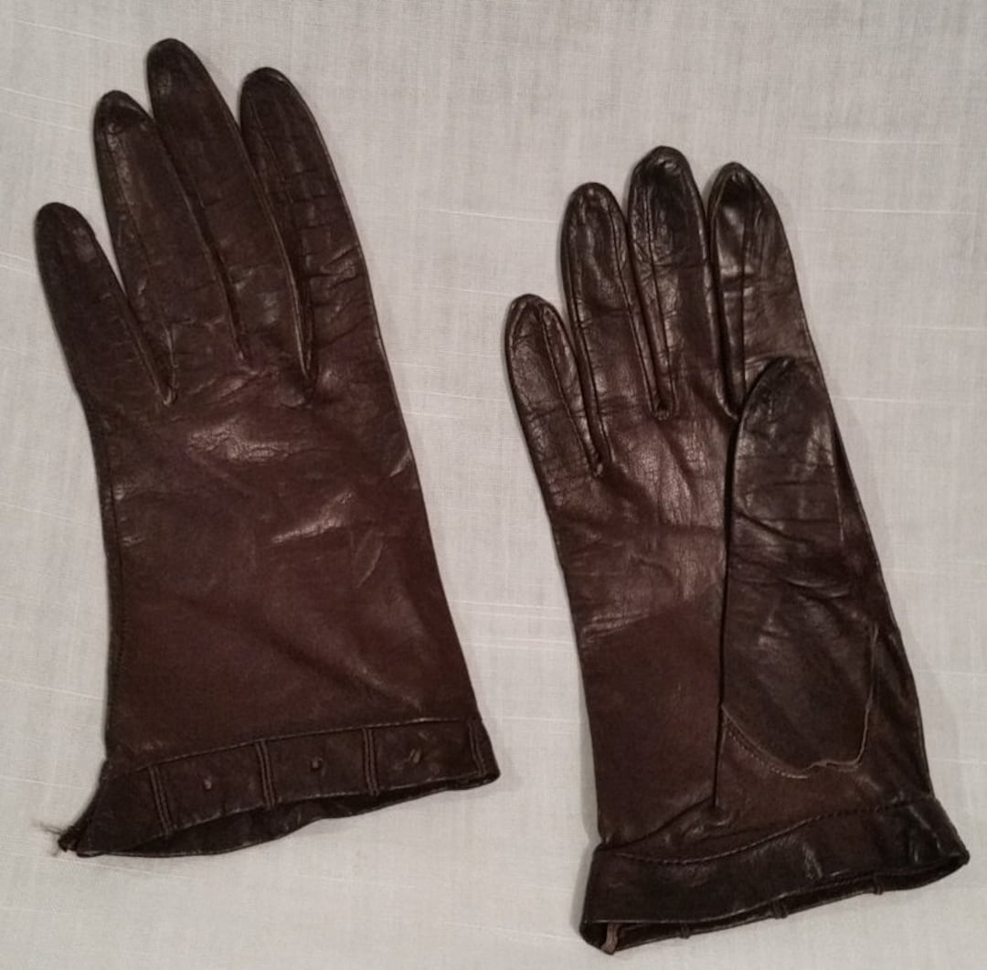 LOT of Vintage Leather Ladies Gloves, 5 Pairs - Etsy