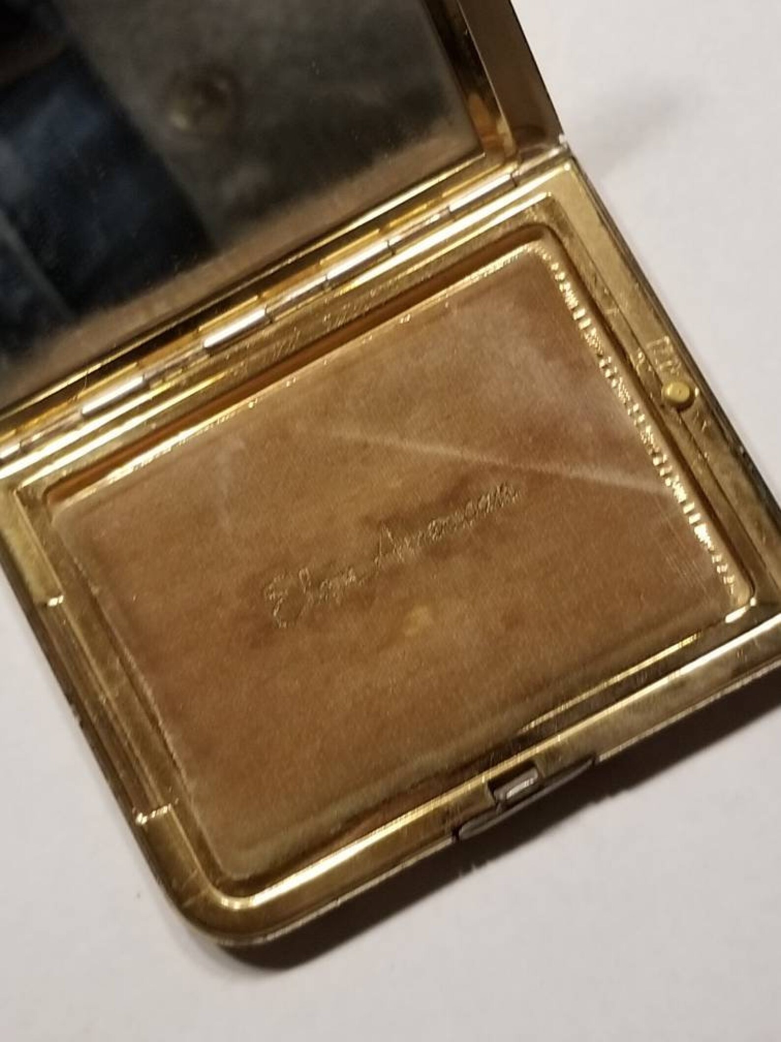Elgin American Compact, Vintage Vanity Compact, Gold and Silver Color ...