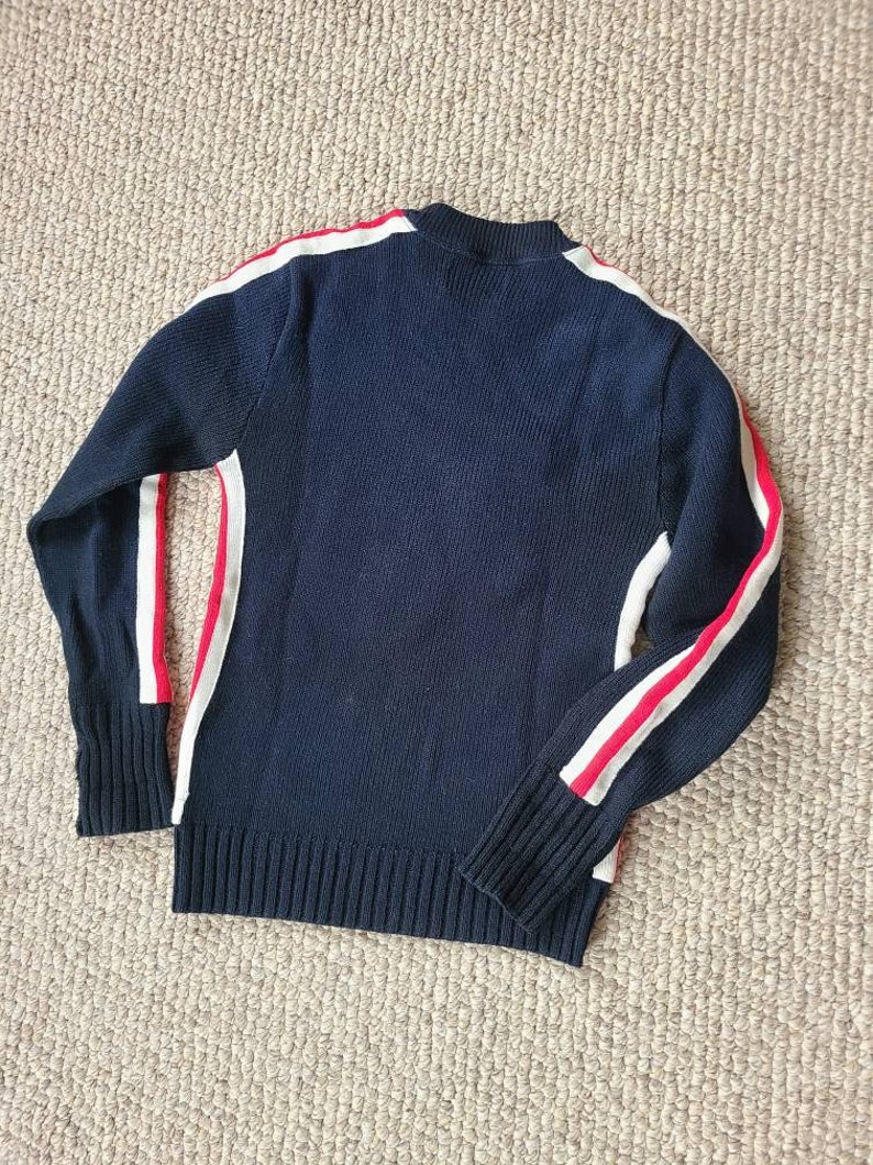 NP Cheerleading Sweater Cheer Uniform 32 Navy Vintage - Etsy