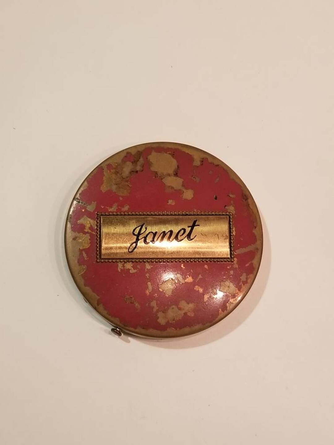 Janet Compact, Vintage Powder, Refillable - Etsy