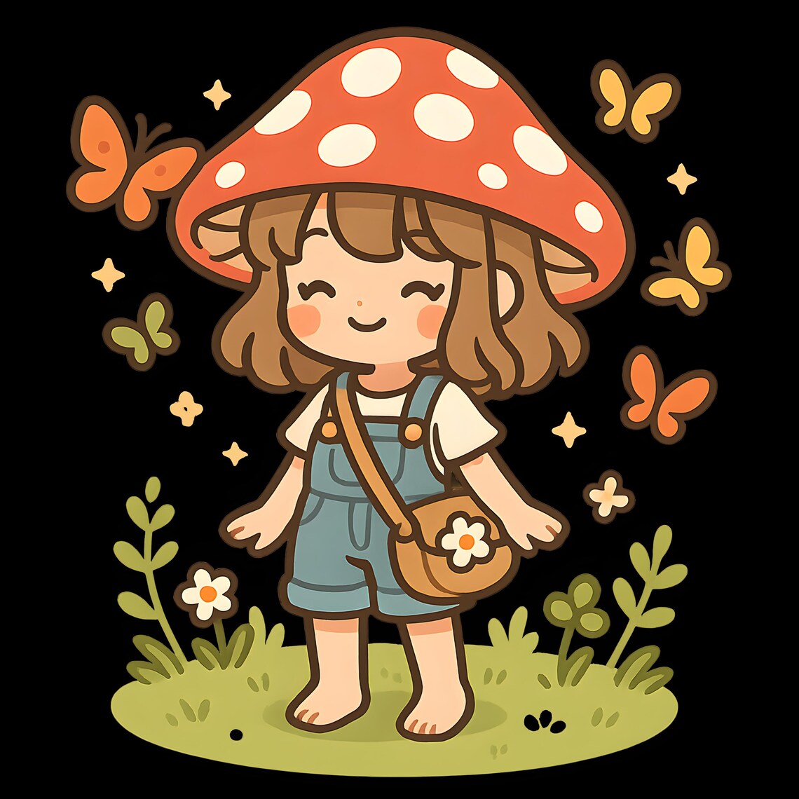 Cottagecore Branding Kit: Logos, Mascots, Backgrounds - Canva Editable ...