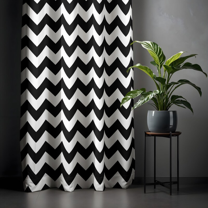 Chevron Curtains - Etsy