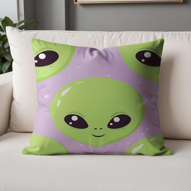 Alien Pillow - Etsy