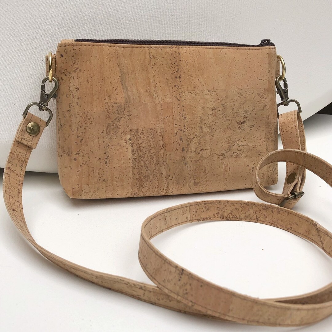 Small Cork Crossbody Purse With Adjustable Strap - Etsy