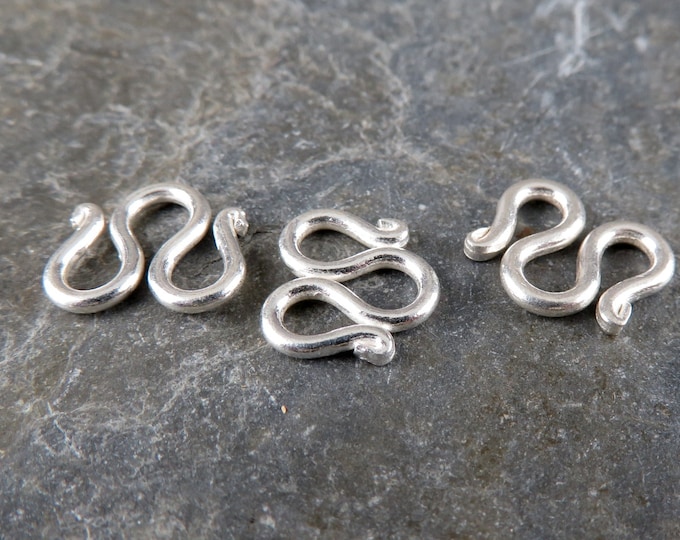Hill Tribe Fine Silver Jewelry Clasp | Artisan Silver Hook Clasp ...