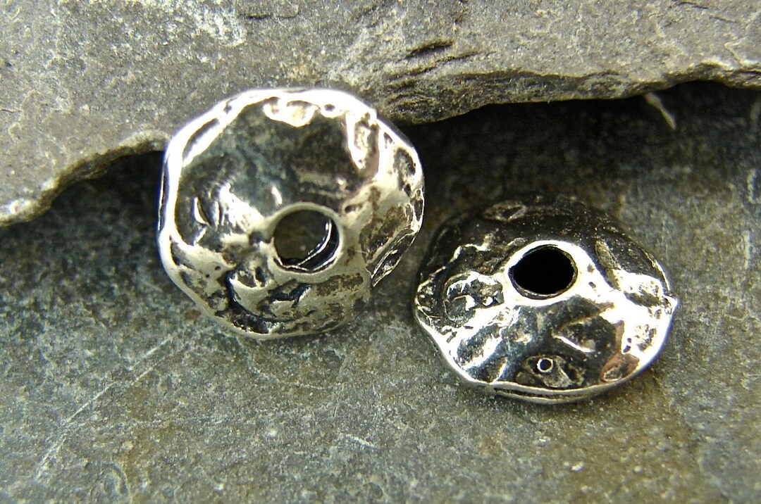 Sterling Silver Bead Caps Handmade Findings Sterling - Etsy