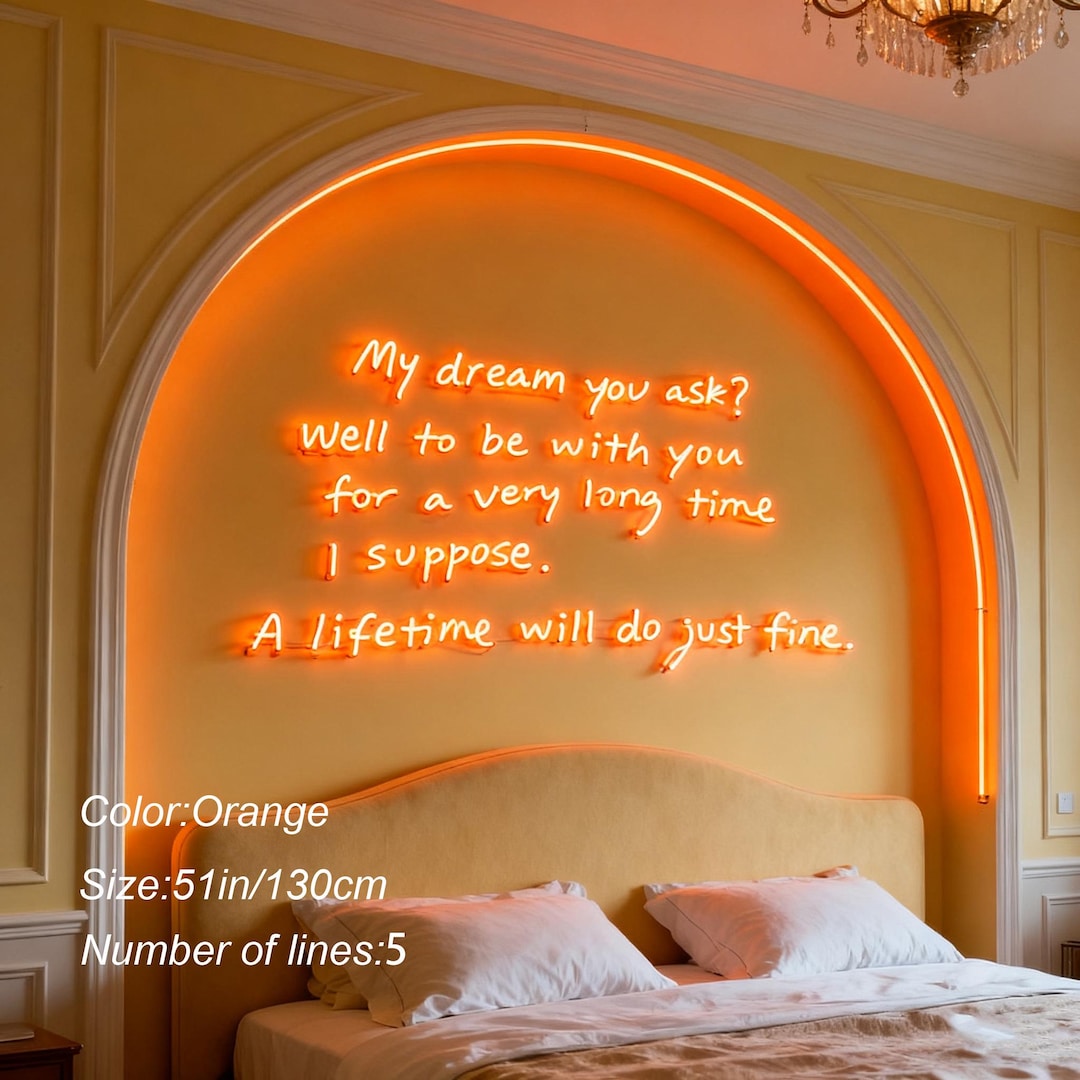 Custom Handwriting Neon Sign | Personalized Signature LED Light | Turn ...