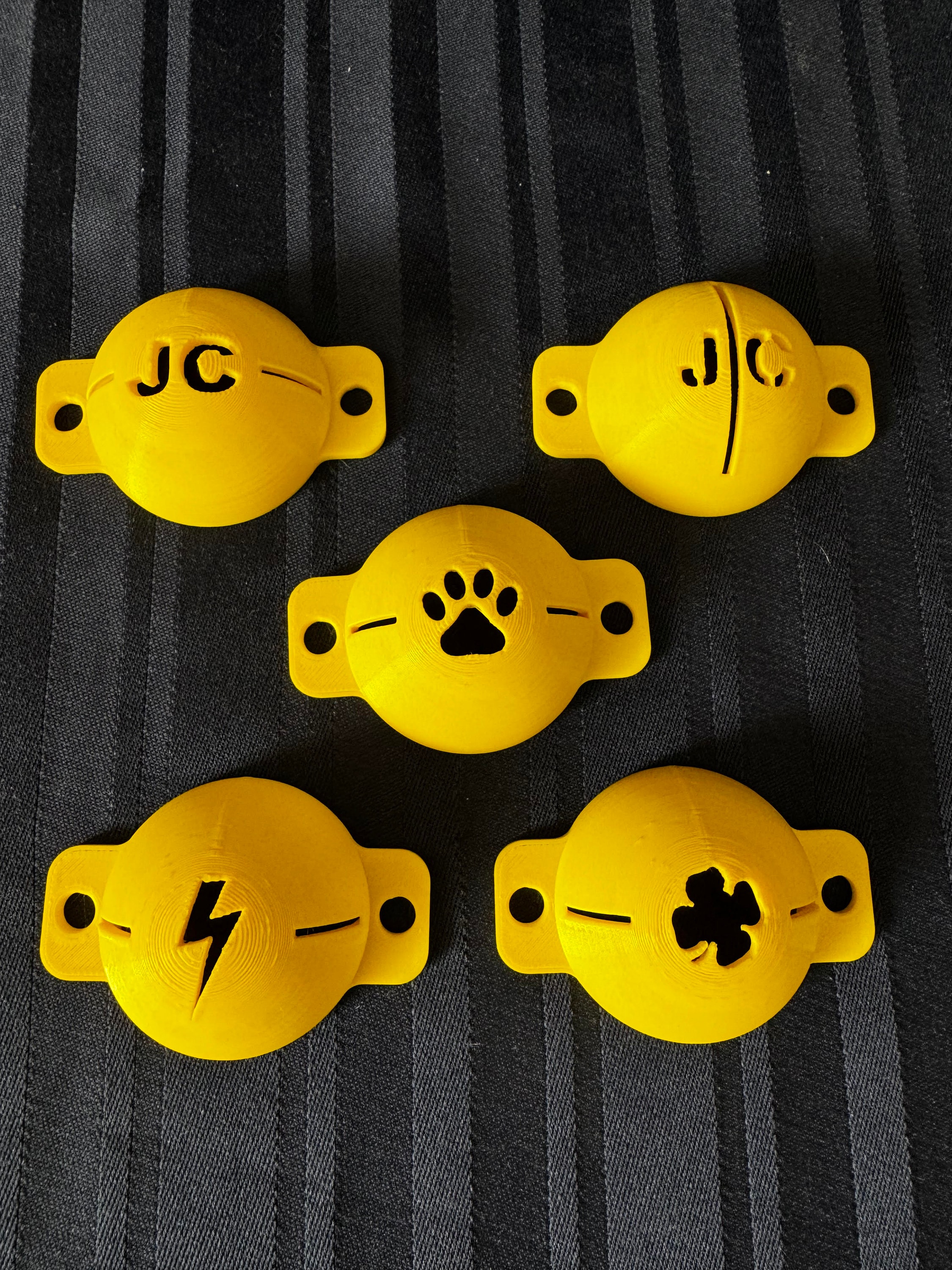 Personalized Golf Ball Stencil | 3D Printed Initials Tracer Tool Marker ...