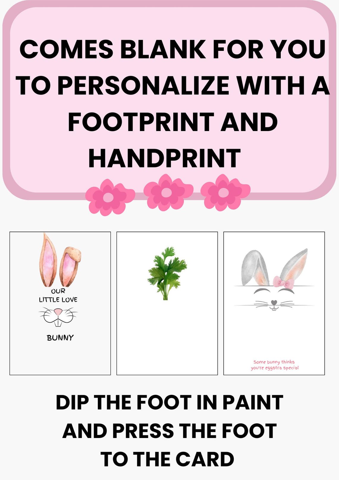 Easter Handprint Footprint Bundle Craft, Easter Handprint Art ...