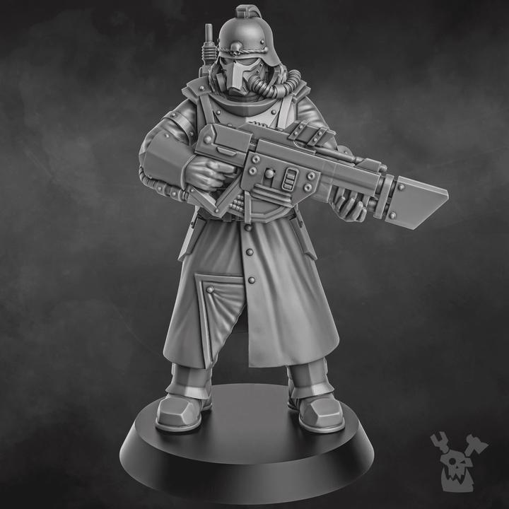 3D Printed Death Division Grenadier - Grimdark - Dakkadakka Miniatures ...