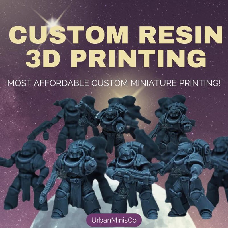 3d Resin Printing for Miniature - Etsy