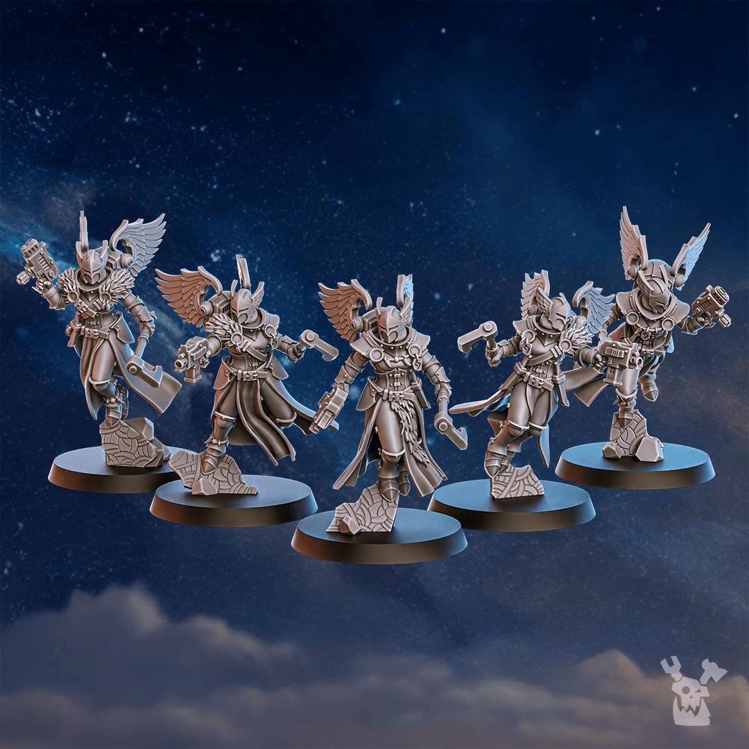 3D Printed Valkyries Squad - Grimdark - Dakkadakka Miniatures - Etsy