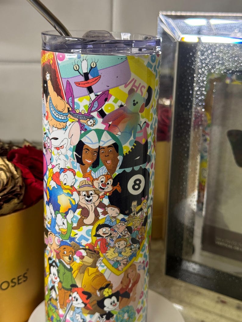 Tumbler love the 90s Theme Nickelodeon Tumbler 20 Oz Tumbler - Etsy