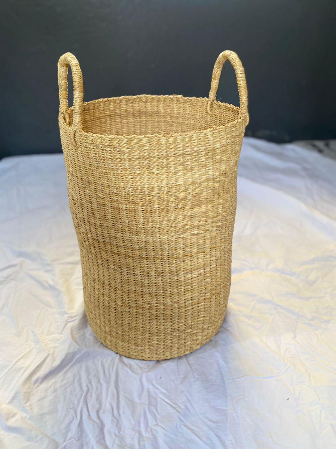 Tall Storage Basket - Extra Large Basket With Handle | Eco-friendly ...