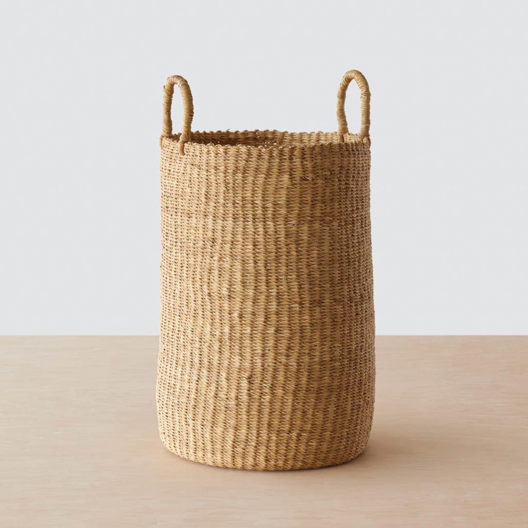 Tall Storage Basket - Extra Large Basket With Handle | Eco-friendly ...